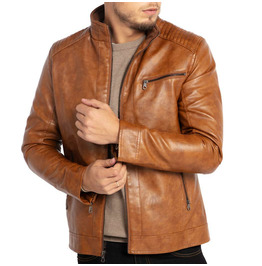 Men Tan Brown Suede Jacket, Tan Suede Leather Jacket | RebelsMarket