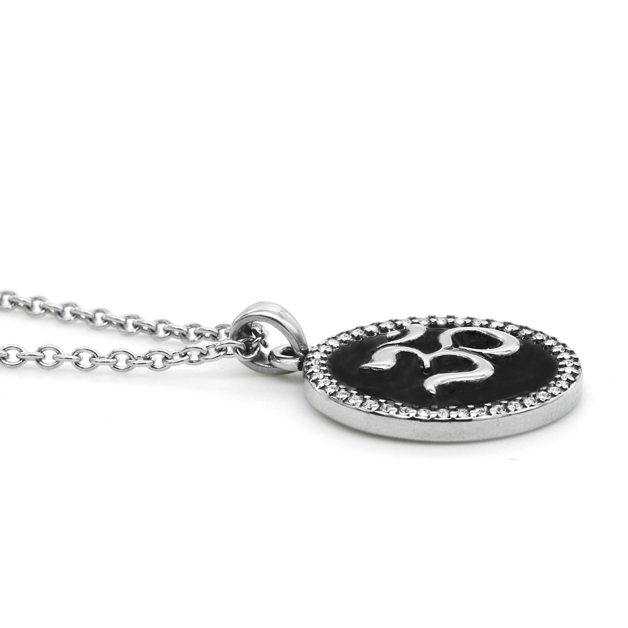 42 Swarovski Crystal Om Goodness and Passion Necklace RebelsMarket