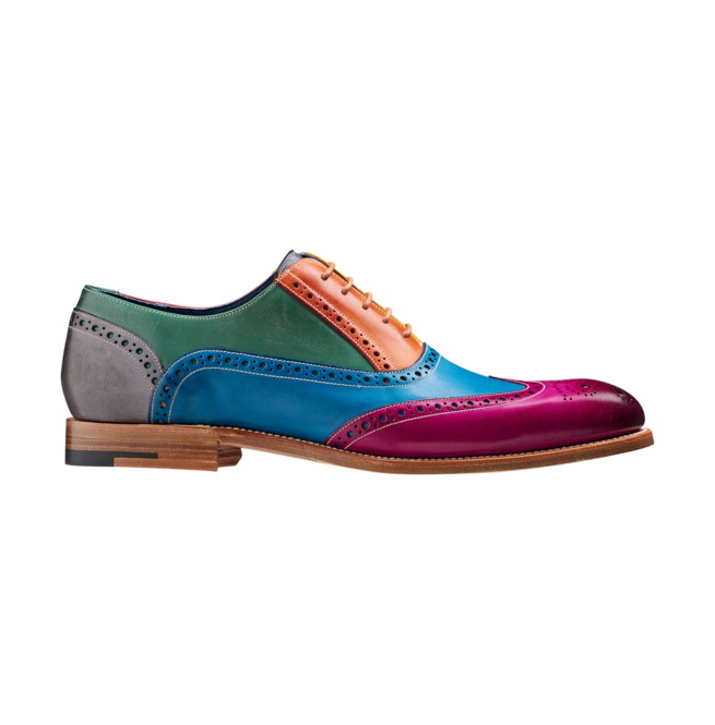Handmade Men Wing Tip Brogue Multi Colors Party Shoes, | RebelsMarket