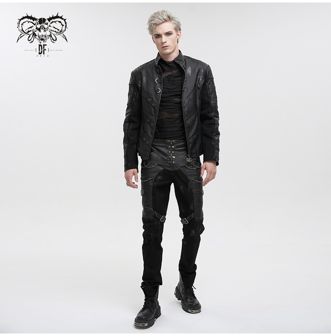 Gothic Patchwork Link Chain Pants | Thinkers Clothing | RebelsMarket