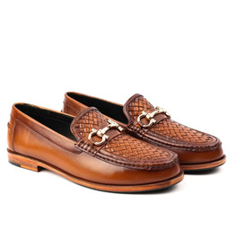 Handmade Men Tan Color Driving Shoes, Men Tan Leather | RebelsMarket