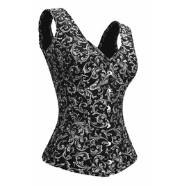 Halloween Women’s Black & Silver Brocade Shoulder Strap | RebelsMarket