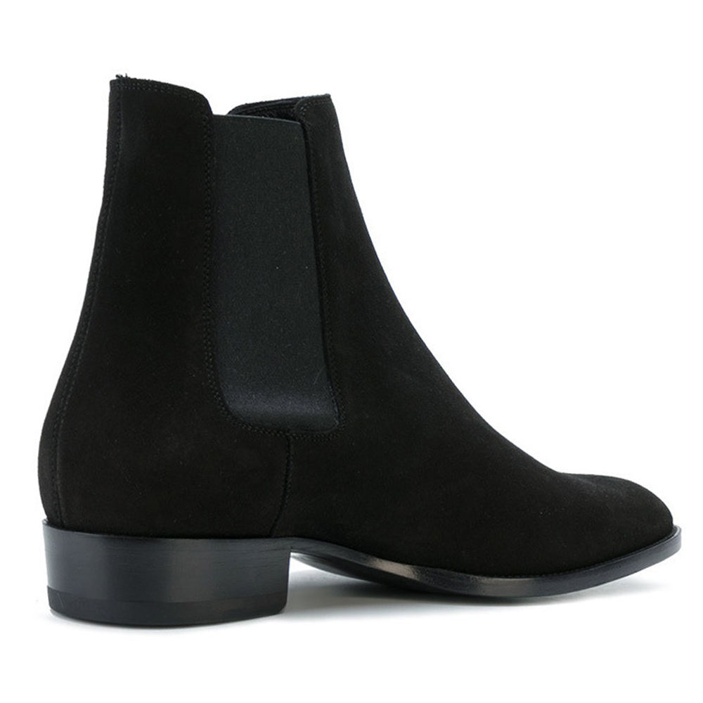 Handmade Men's Full Grain Leather Classic Chelsea Boots | RebelsMarket