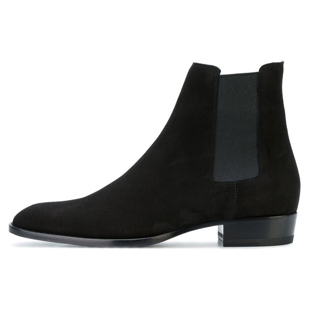 Handmade Men's Full Grain Leather Classic Chelsea Boots | RebelsMarket