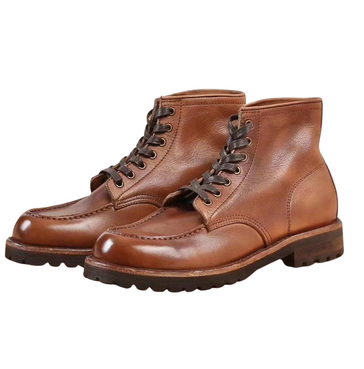 Handmade Men's Full Grain Leather Work Boots | RebelsMarket