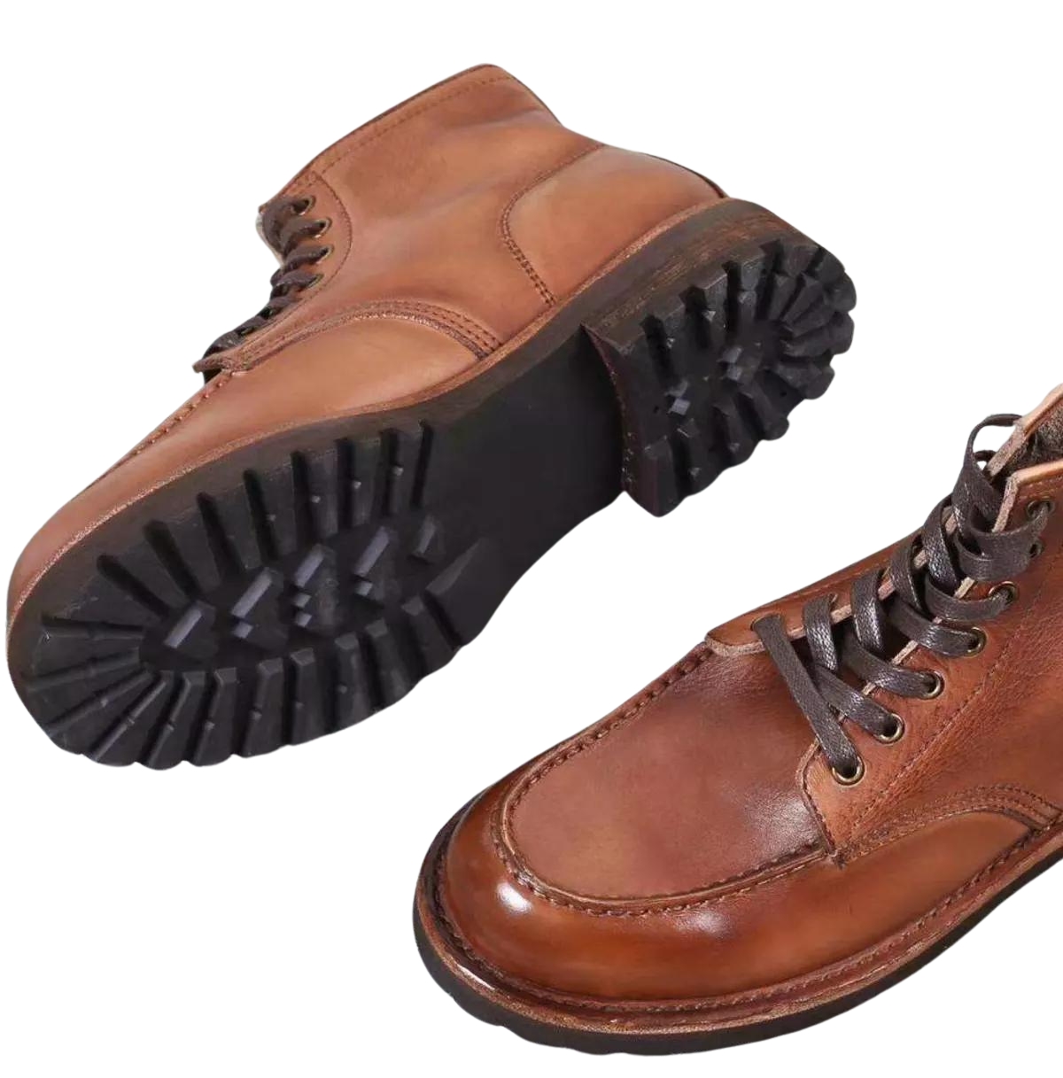 Handmade Men's Full Grain Leather Work Boots | RebelsMarket