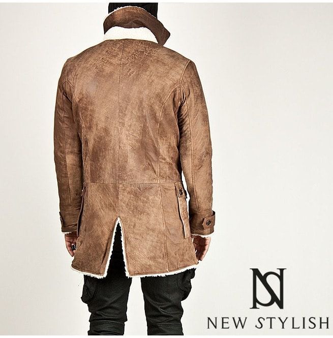 Unbeatable Multi Button Closure Brown Cow Leather Long | RebelsMarket