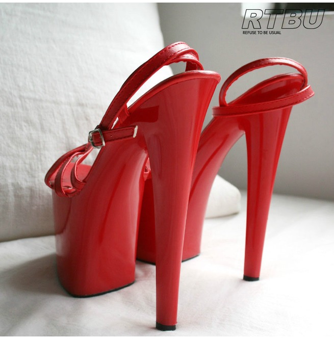 20cm Platform Extreme Heel Fetish Ankle Wrap Strap Rebelsmarket