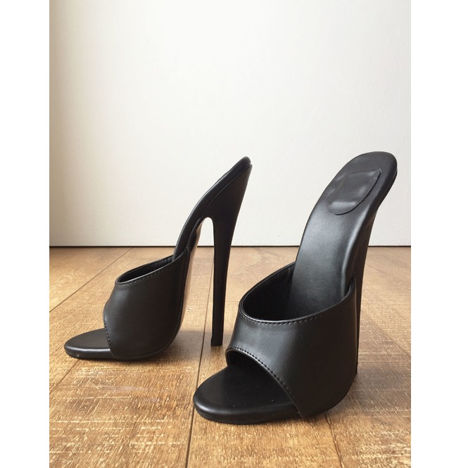 18 Mule Sexy Mistress Hi Heel Stiletto Fetish Slipper Rebelsmarket