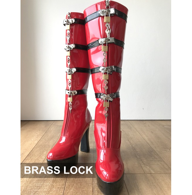 Rtbu Troops Lockable Zip Brass Padlock Strap Knee 12cm | RebelsMarket