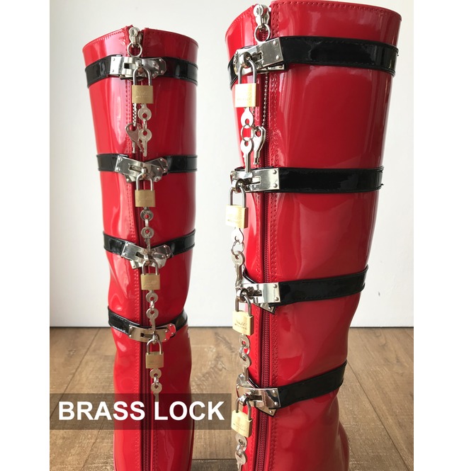 Rtbu Troops Lockable Zip Brass Padlock Strap Knee 12cm | RebelsMarket