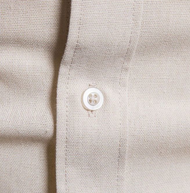 Button Design Floral Print Long Sleeve Slim Fit Shirt | RebelsMarket