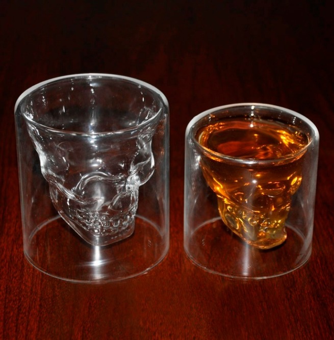 Goth Crystal Skull Head Glass - 3 Sizes, 2 Ways | RebelsMarket