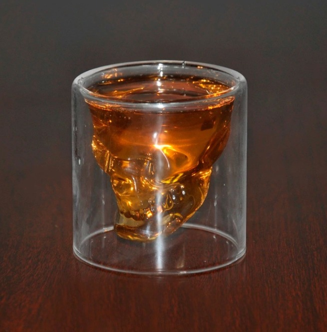 Goth Crystal Skull Head Glass - 3 Sizes, 2 Ways | RebelsMarket