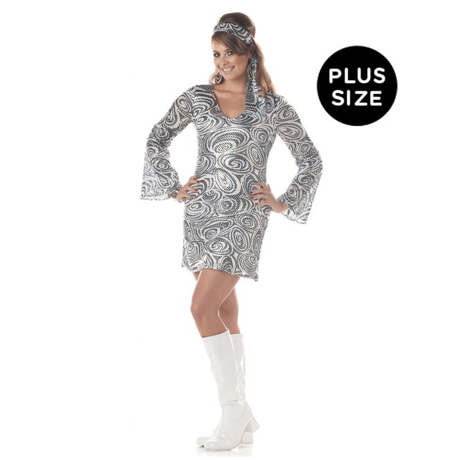 Disco Diva Adult Plus Costume Xxxl Costume Fair Rebelsmarket