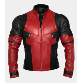 Black and Red Leather Jacket for Bikers/ Racers, | RebelsMarket