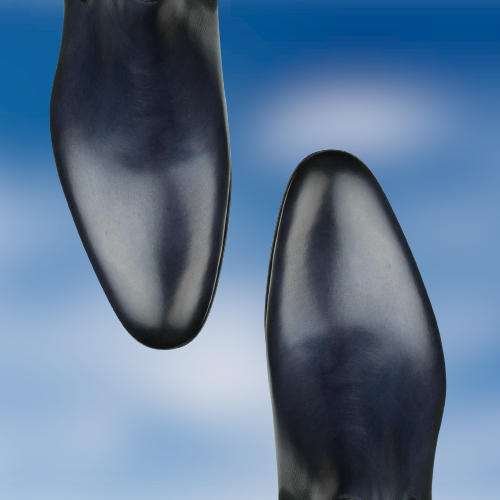 Handmade Men Navy Blue Ankle Chelsea Boots, Dress | RebelsMarket